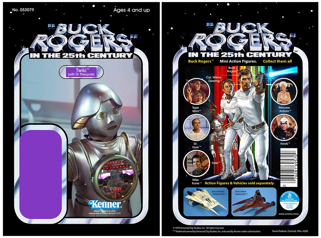 Twiki (with Dr Theopolis) - 1979 Buck Rogers TV Movie / Series - Kenner ...