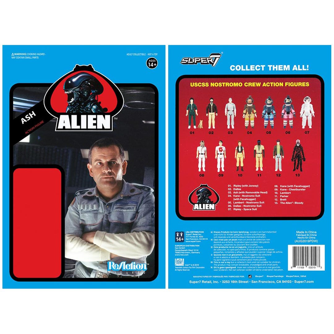 Ash - Alien (1979 Movie) - Reaction Cardback - Etsy