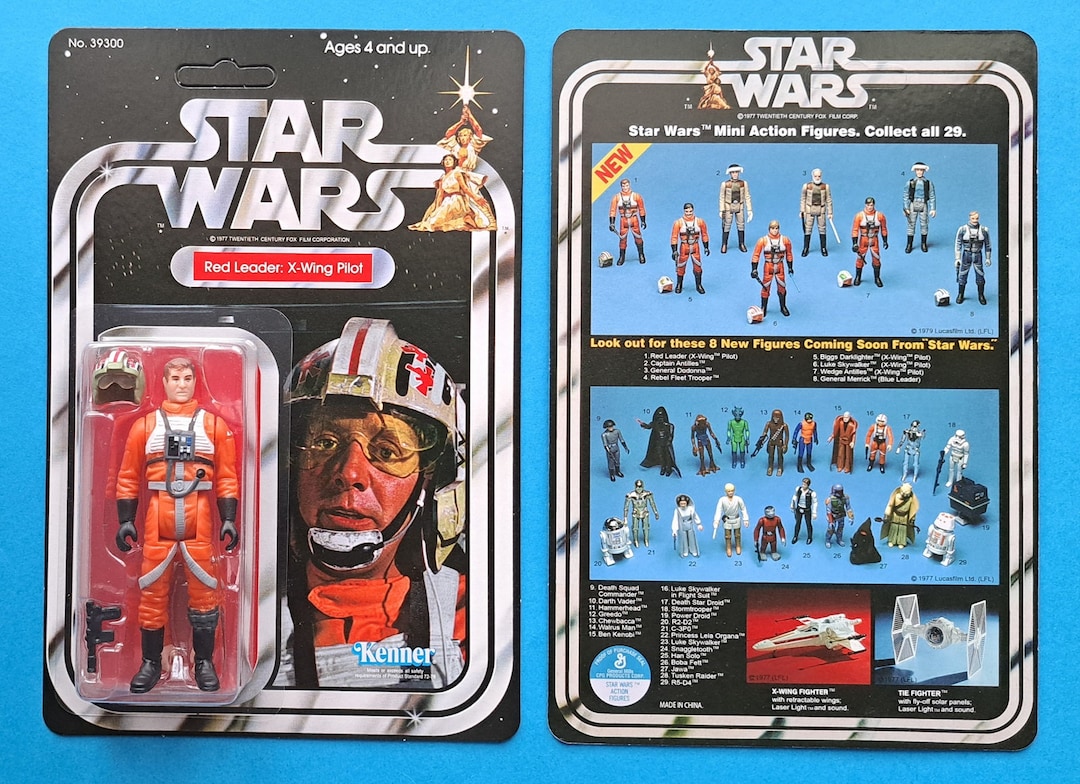 STAR WARS Procustomfigures Red Leader x-wing Pilot Factory - Etsy