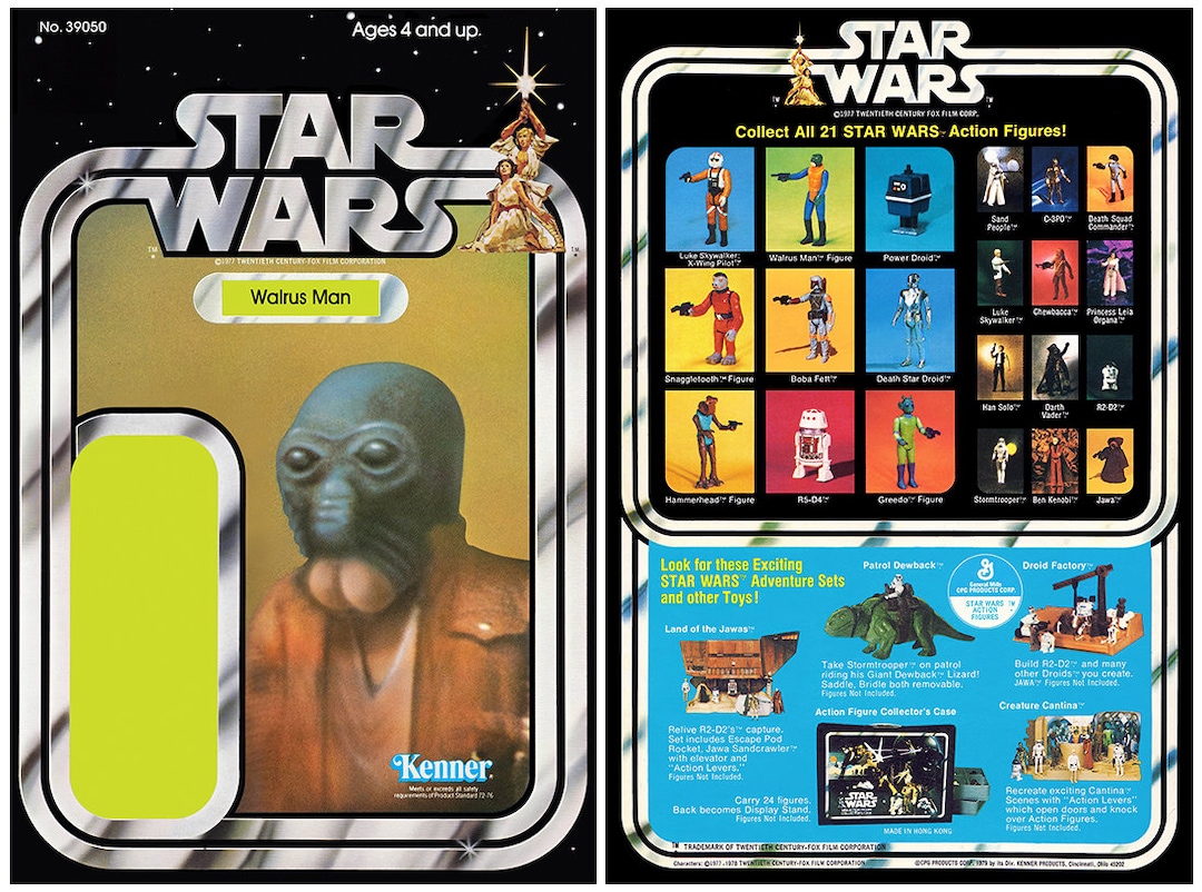 Walrus Man - Star Wars - Kenner Cardback - Etsy