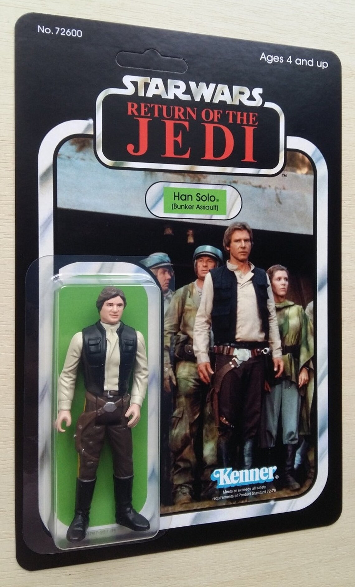 Han Solo bunker Attack Return of the Jedi Kenner - Etsy