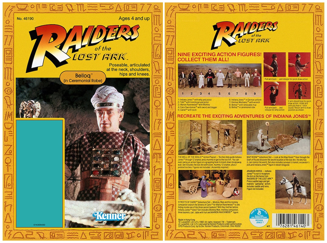 Belloq in Ceremonial Robe Raiders of the Lost Ark Alternate Kenner ...