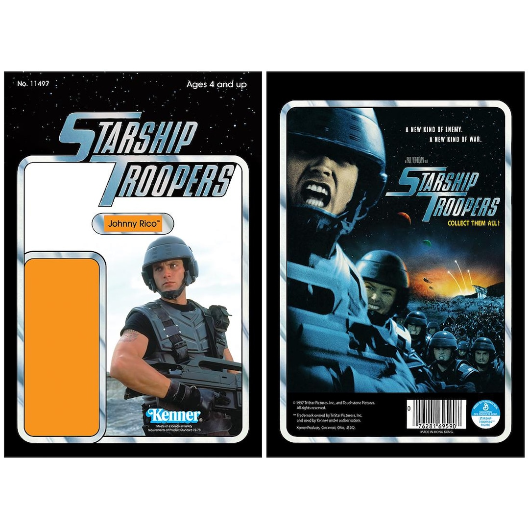 Johnny Rico - Starship Troopers (1997 Movie) - Kenner Cardback - Etsy
