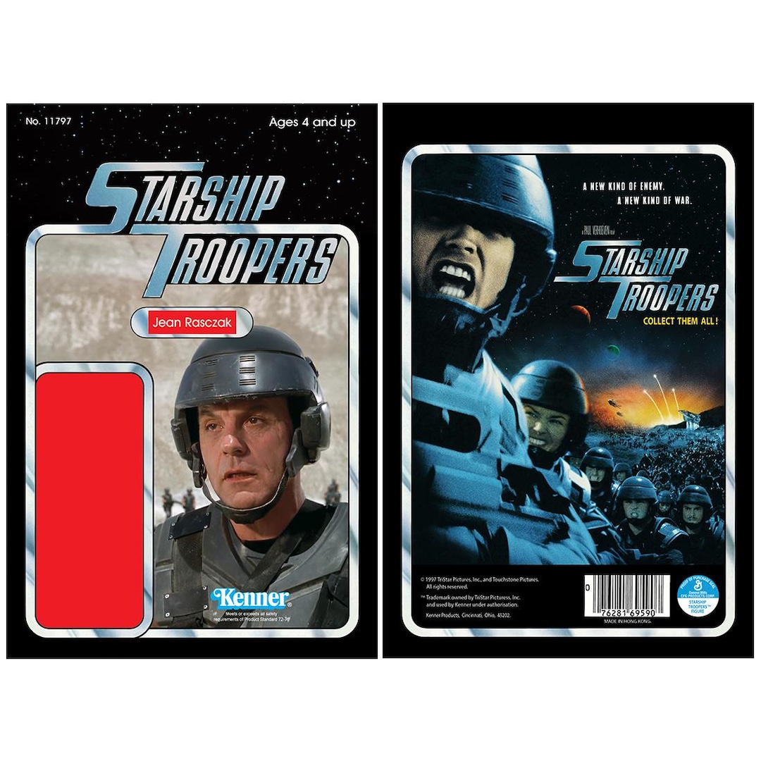 Jean Rasczak - Starship Troopers (1997 Movie) - Kenner Cardback - Etsy