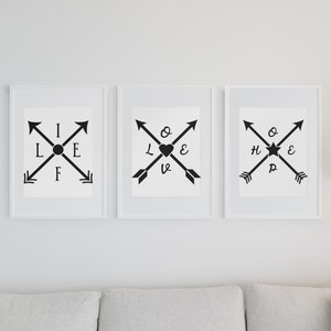 Arrow Frame SVG Bundle for Canvas Print Designs for Print on Demand ...