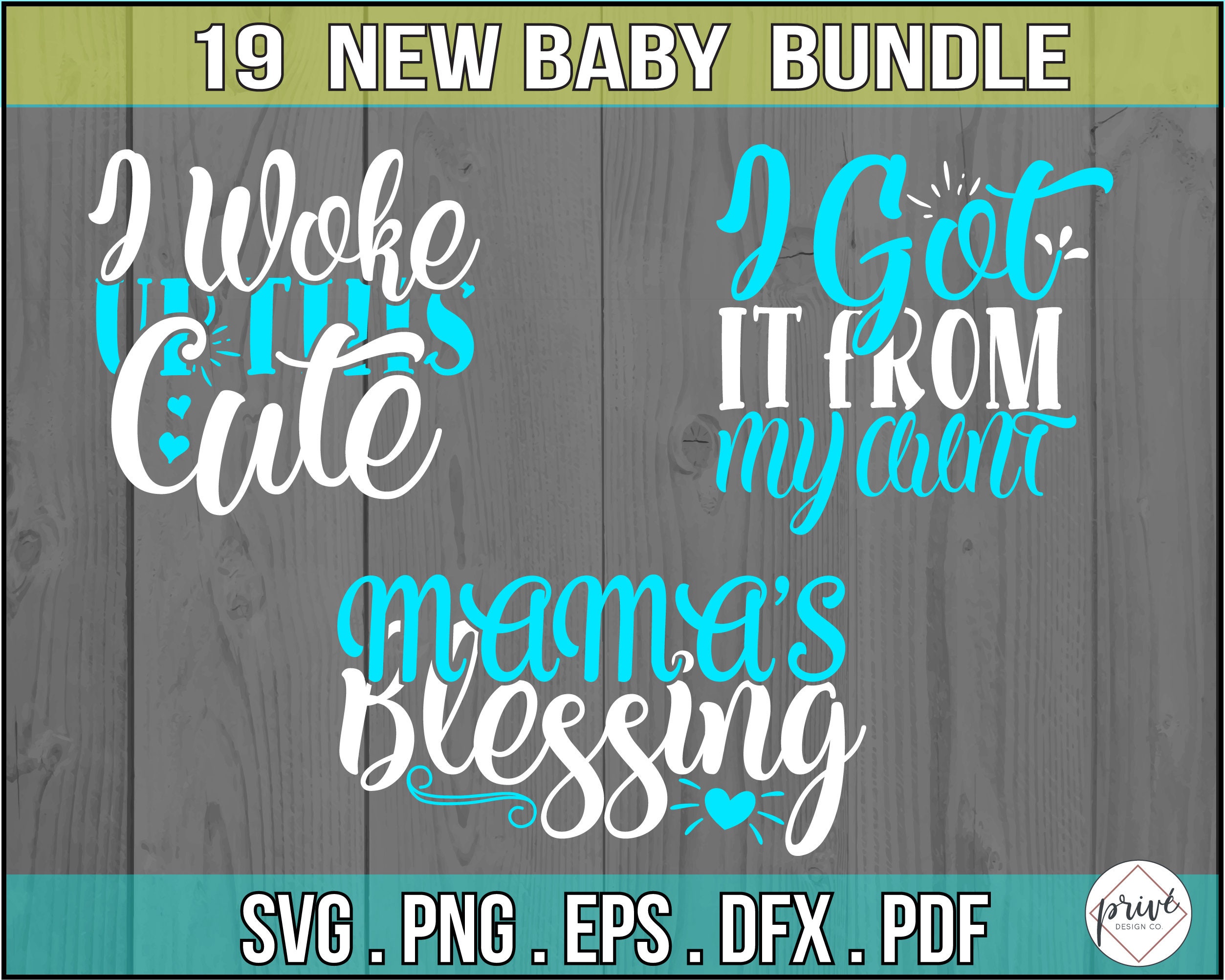 New Baby SVG Bundle for Baby Boy Baby Girl Designs for Cricut SVG Cut ...