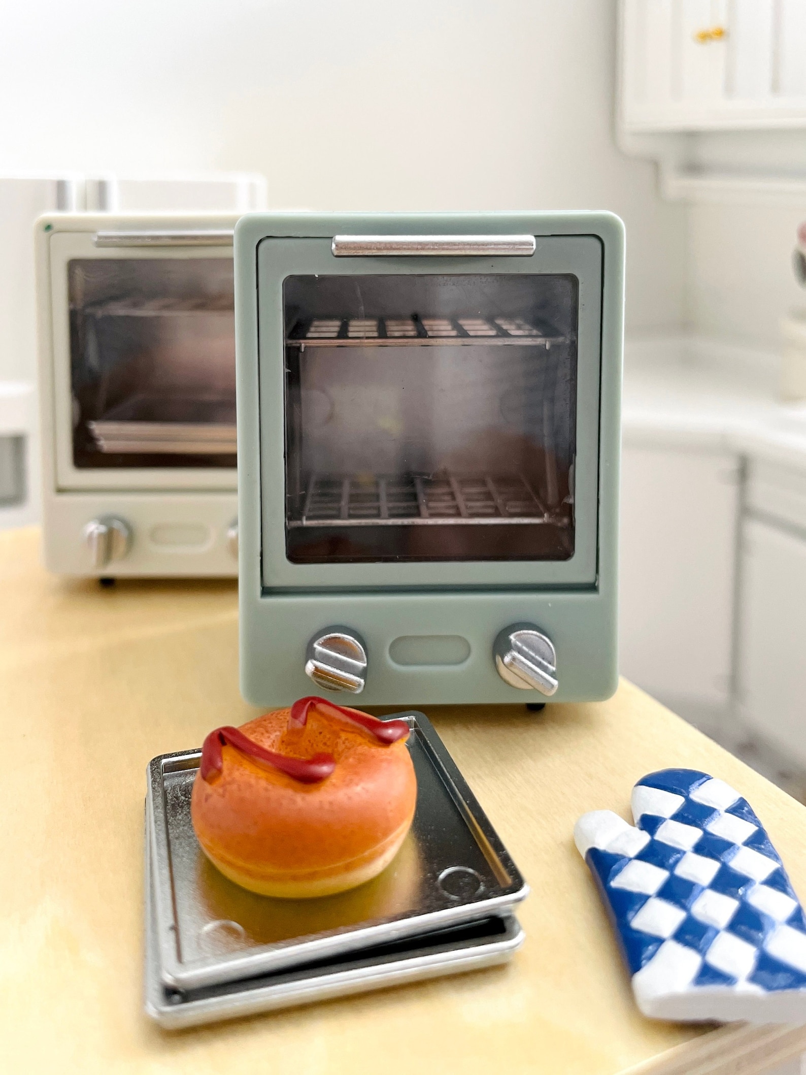 1:12 Dollhouse Miniature Multi-colour Countertop Toaster Oven W/grill ...