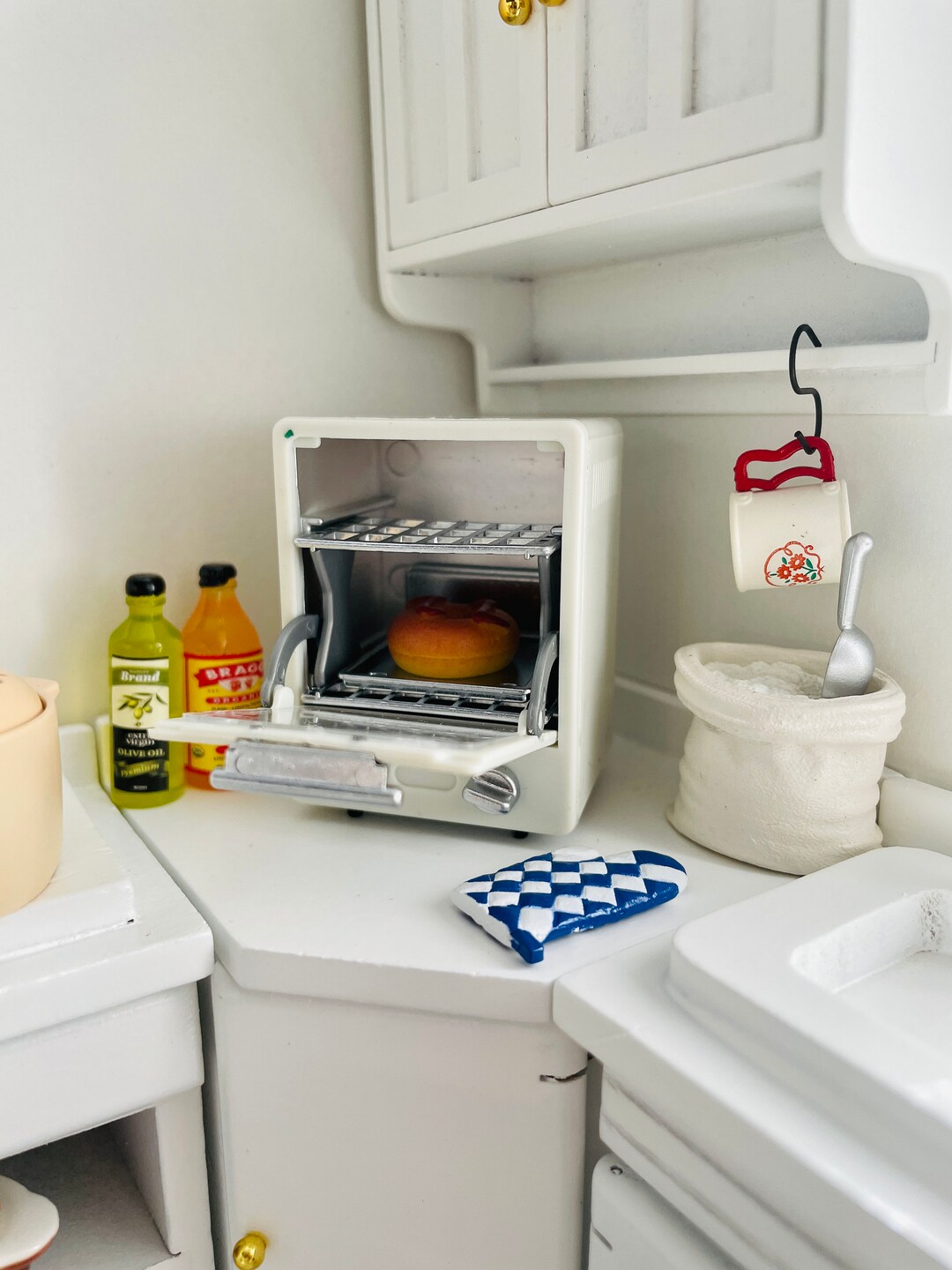 1:12 Dollhouse Miniature Multi-colour Countertop Toaster Oven W/grill ...