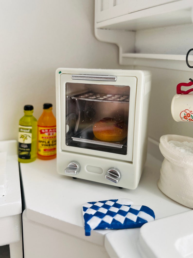 1:12 Dollhouse Miniature Multi-colour Countertop Toaster Oven W/grill ...