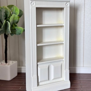 1:12 Scale Dollhouse Miniature Bookshelf Storage Display Cabinet, 1/12 ...