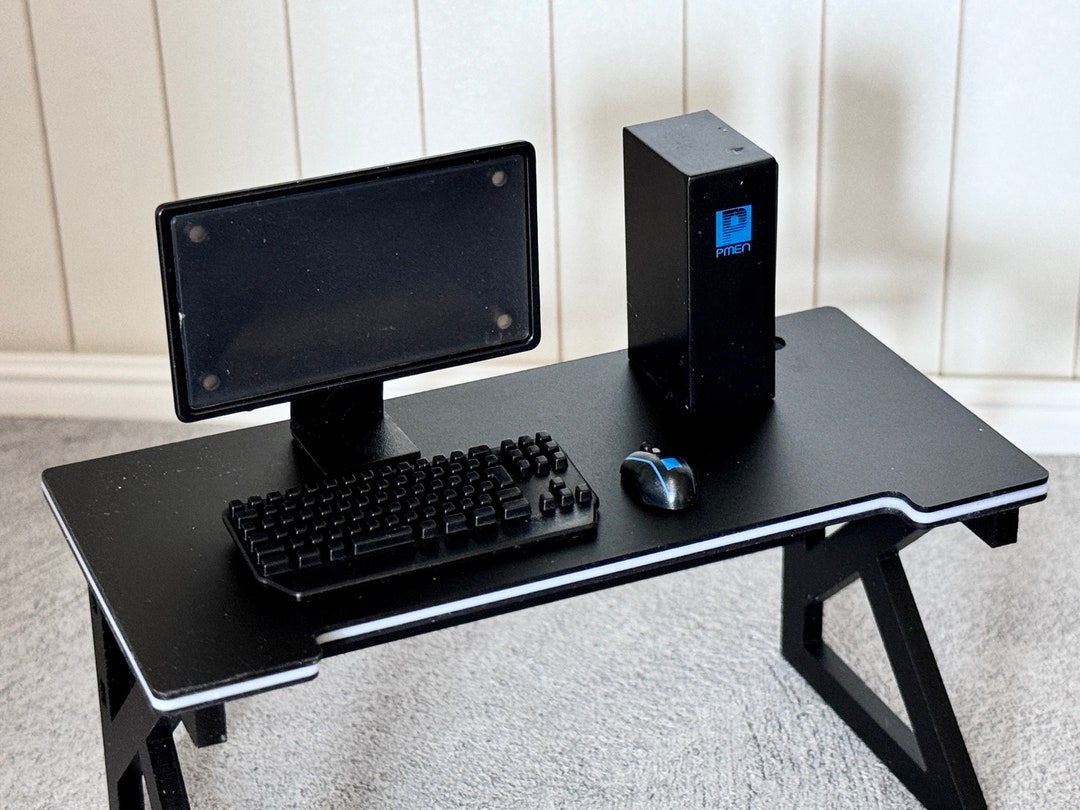 1:12 Scale Dollhouse Miniature 4PC Computer Set , 1/12 Doll House ...