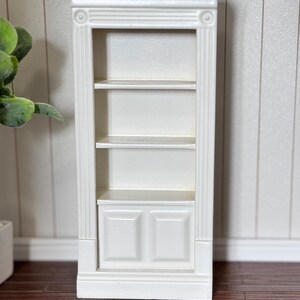 1:12 Scale Dollhouse Miniature Bookshelf Storage Display Cabinet, 1/12 ...
