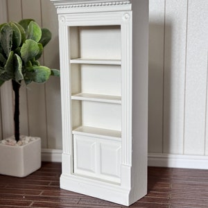1:12 Scale Dollhouse Miniature Bookshelf Storage Display Cabinet, 1/12 ...