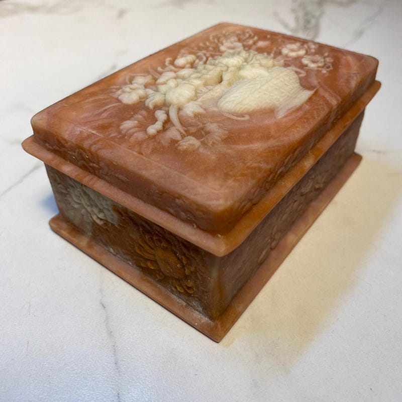 Incolay Jewelry Box - Etsy