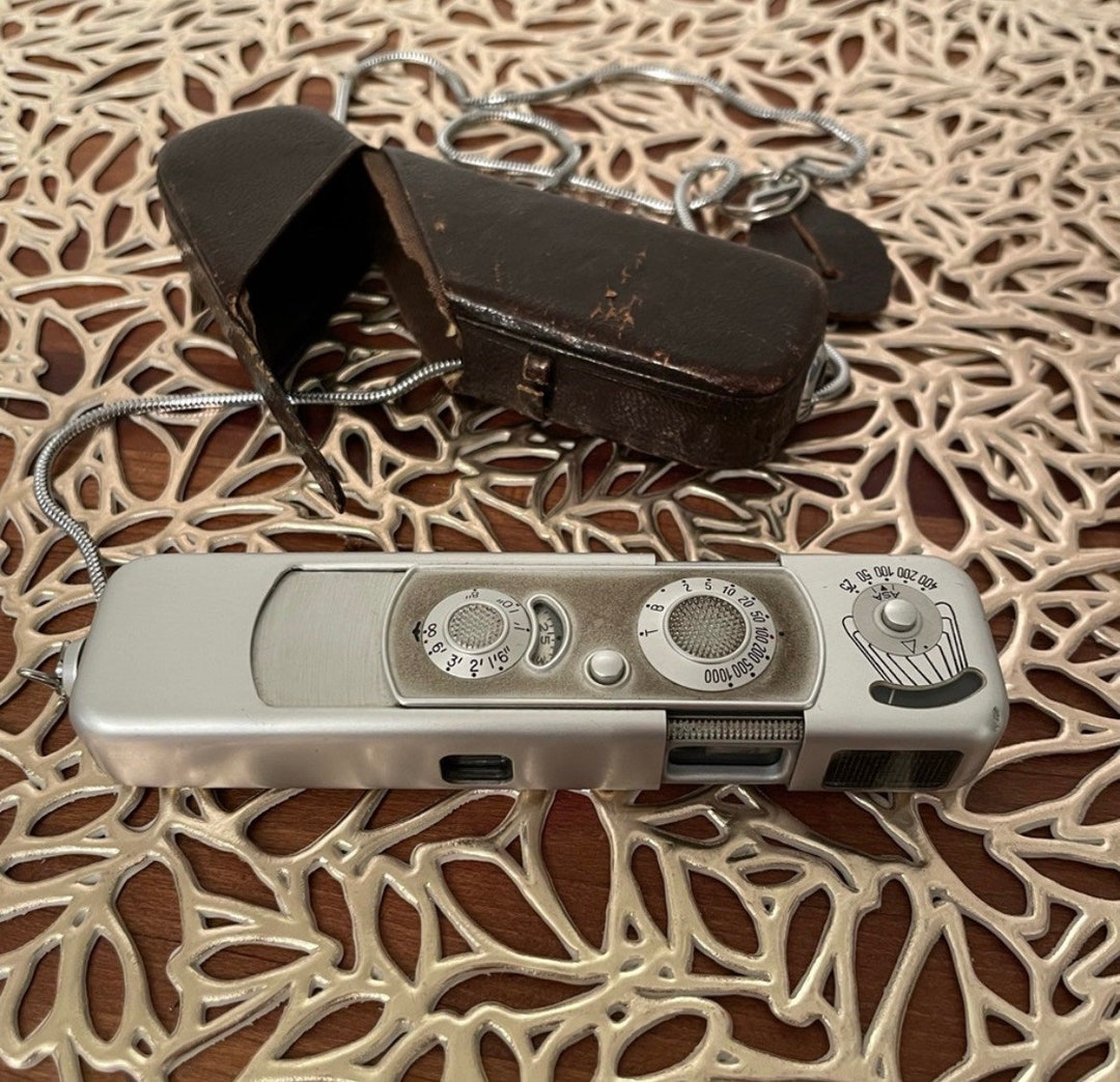 MINOX B Miniature Spy Camera W/ Chain, Case, Made in Germany - Etsy