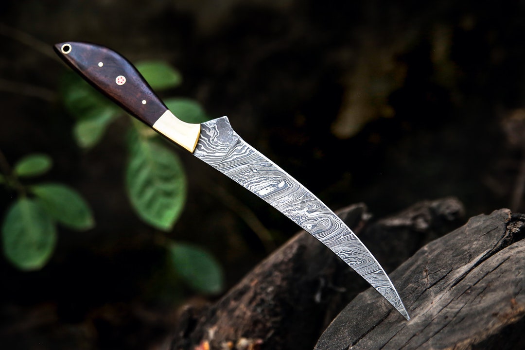 Custom Handmade Kitchen Fishing Fillet Chef Knife With Flexible Blade ...