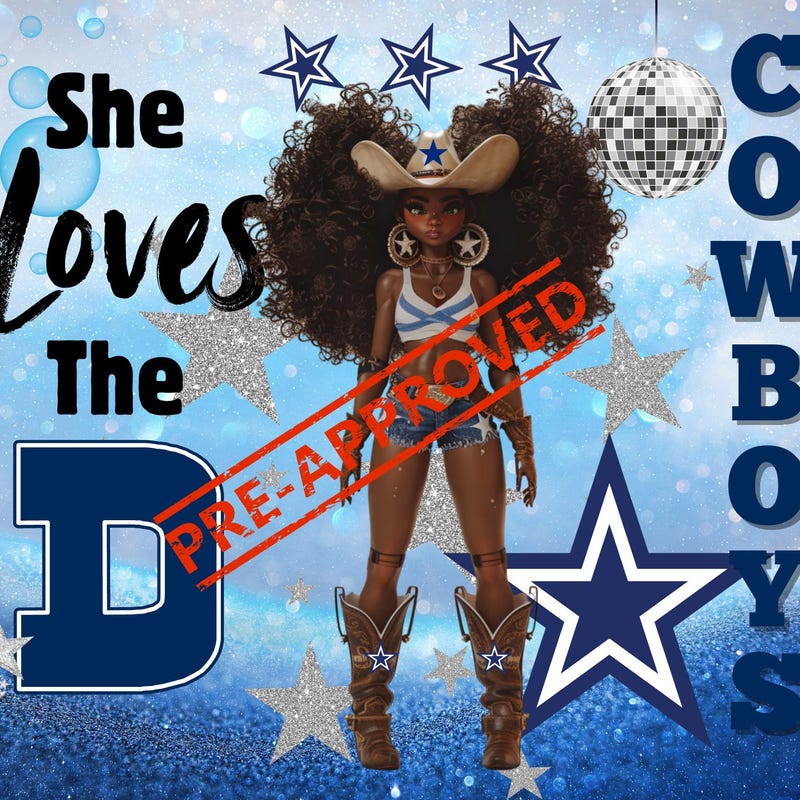 Dallas Cowboys Girl Svg - Etsy