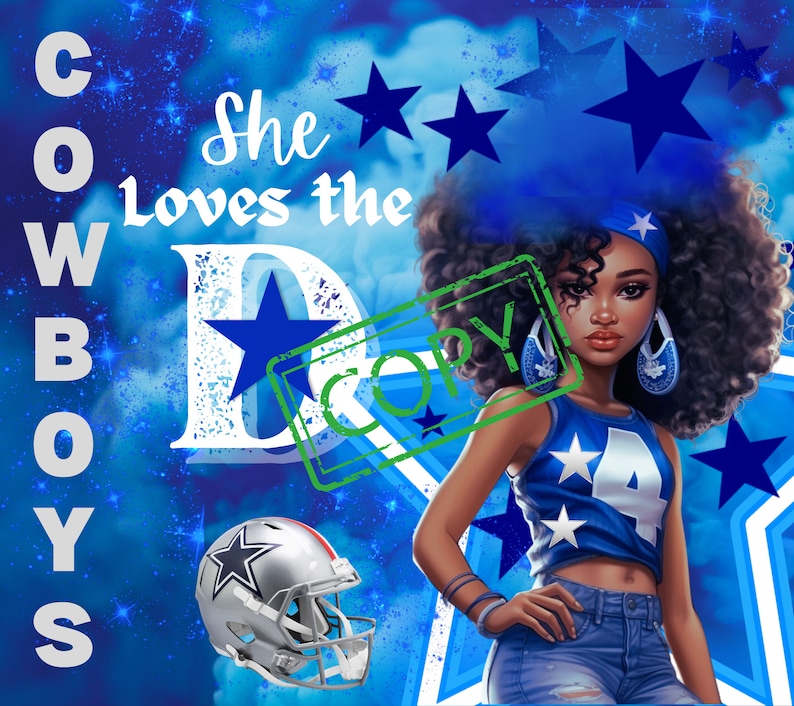Cowboys Girl Dallas SVG PNG for Sublimation T-shirts or Tumblers - Etsy