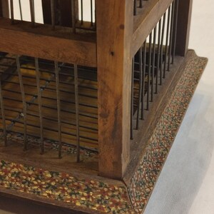 Antique Primative Bird Cage wood Art bird Cage vintage Bird Cage Home ...