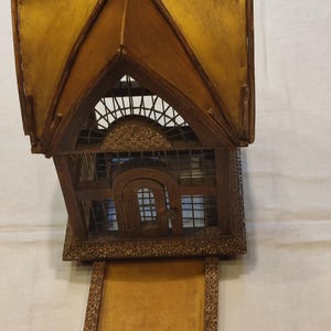 Antique Primative Bird Cage wood Art bird Cage vintage Bird Cage Home ...