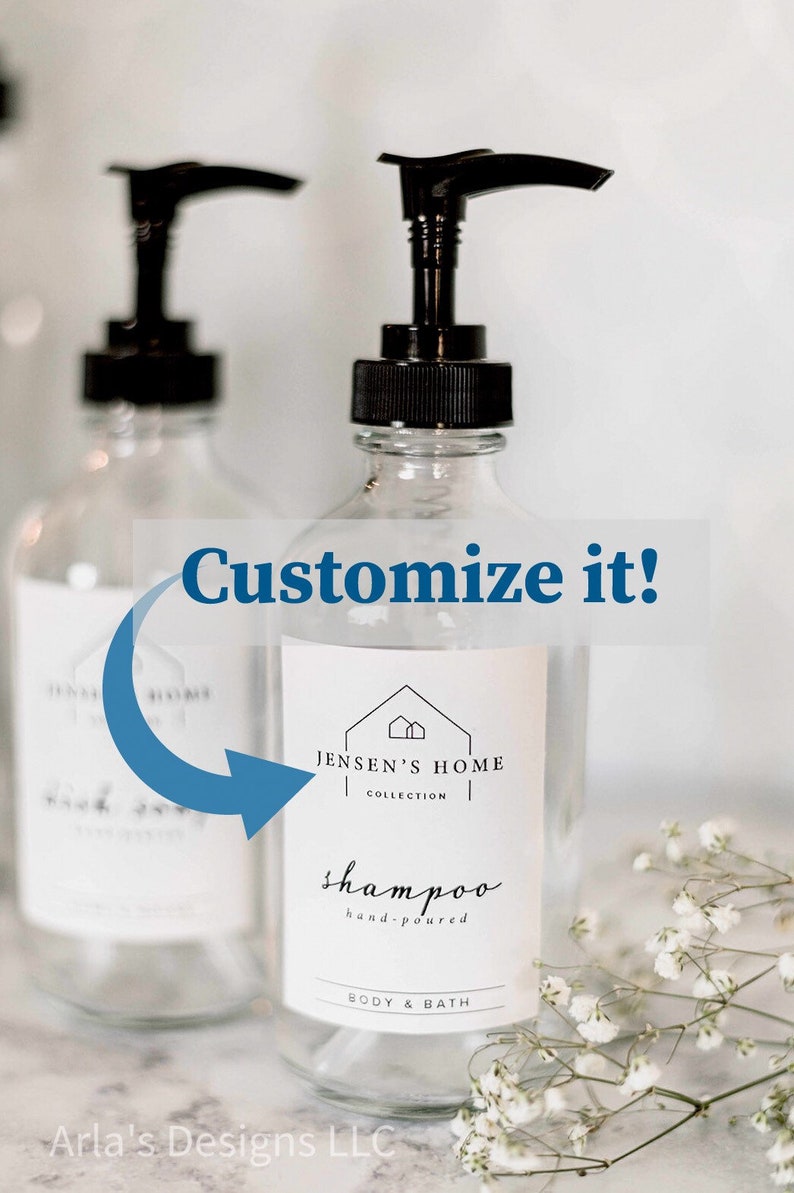Customizable Labels for the Home 15 Waterproof Labels for - Etsy