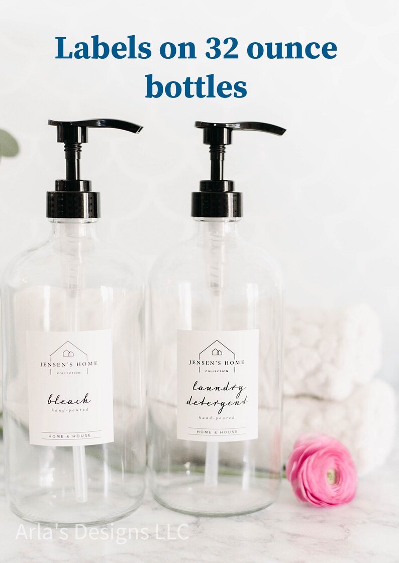 Customizable Labels for the Home 15 Waterproof Labels for - Etsy