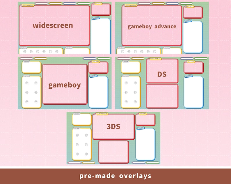 Pokémon | Twitch Youtube Stream Overlay + Twitch Panels / Customize ...