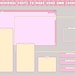 Twitch Stream Overlay / Pink Internet Browser / Customizable / Vtuber ...