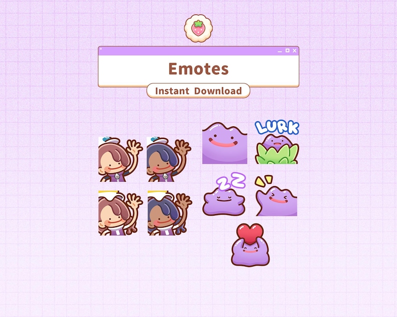 Pokémon | Twitch Youtube Discord Emotes / Pokopia - Etsy