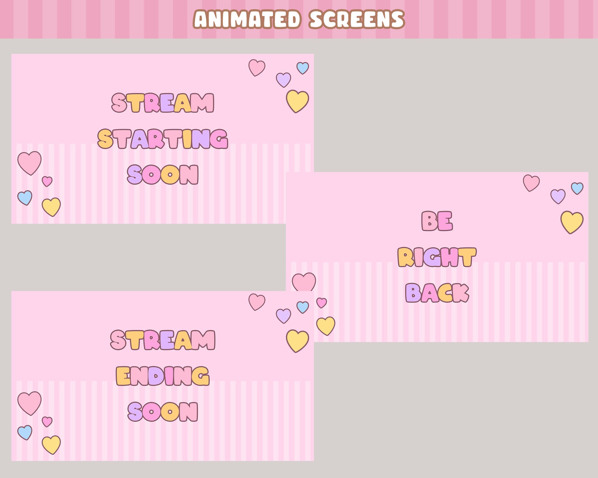 Twitch Youtube Stream Overlay Package / Overlays + Alerts + Panels ...