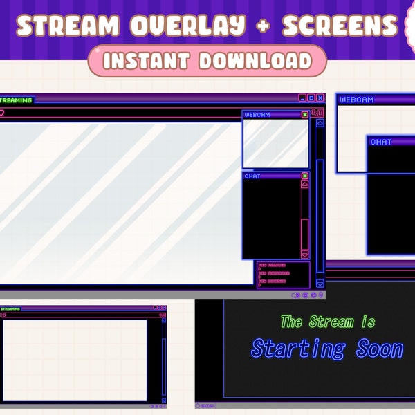 Windows Twitch Overlay - Etsy