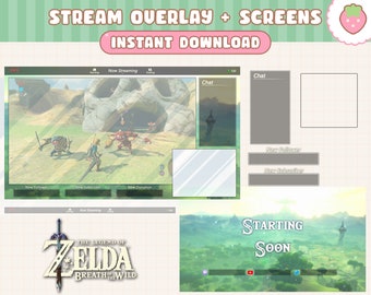 Zelda Twitch Overlay - Etsy