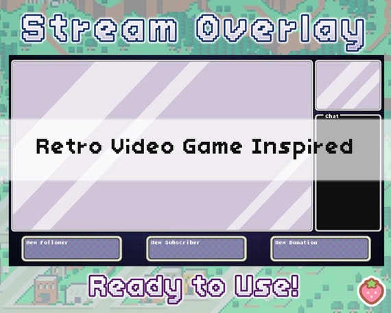 Twitch Stream Overlay / Retro / Simple / Earthbound Inspired / | Etsy ...