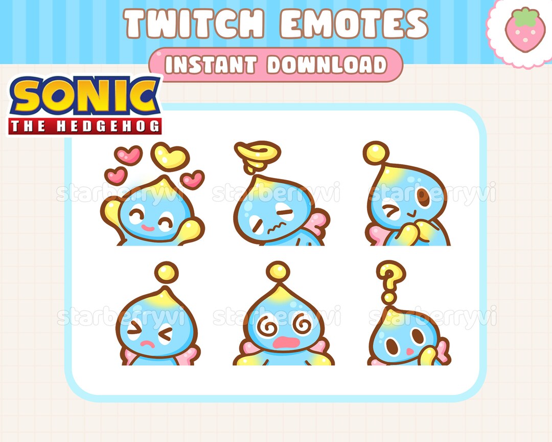 Twitch Discord Emotes / Sonic Chao - Etsy