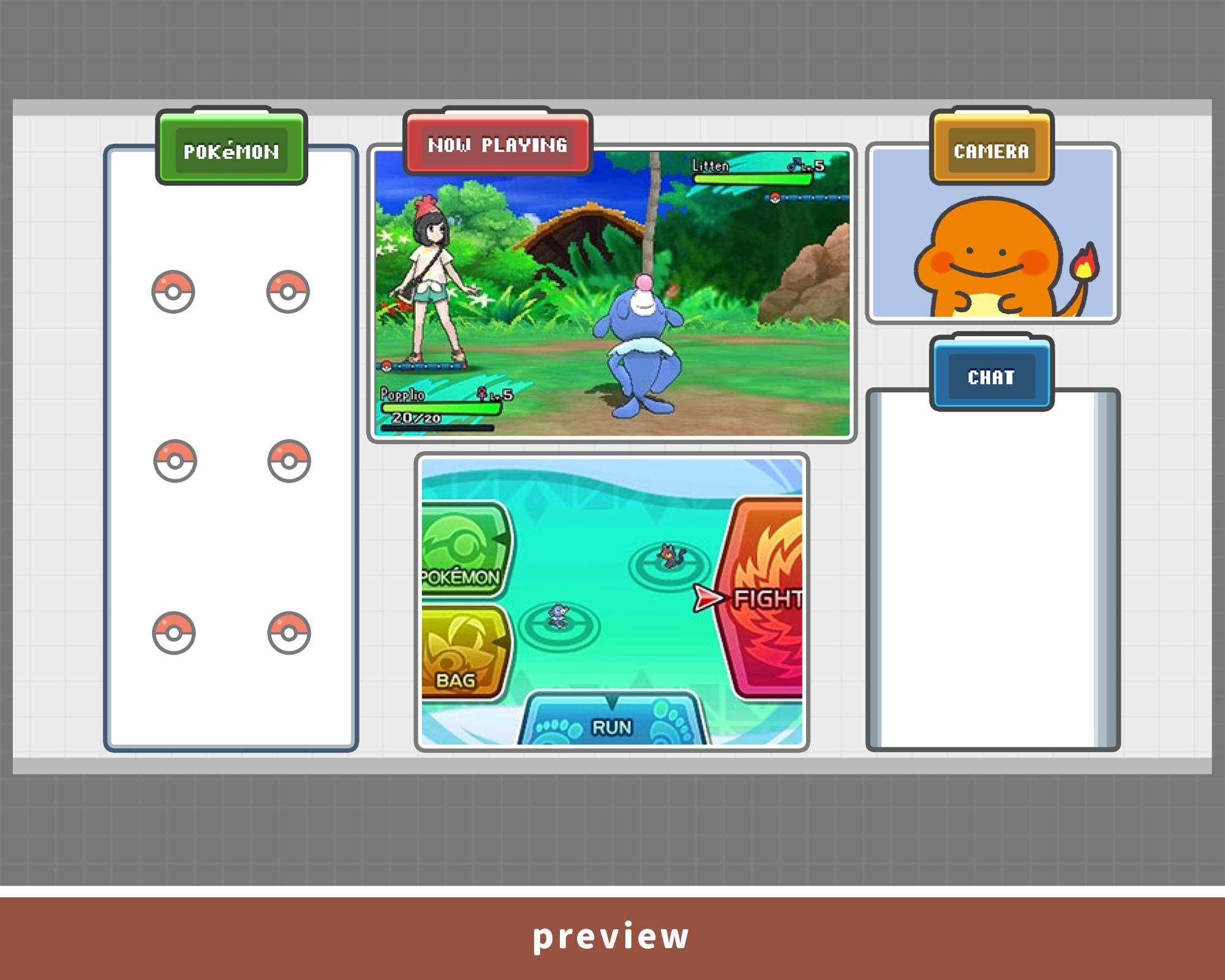 Pokémon | Twitch Youtube Stream Overlay / Customize / Switch, 3DS, DS ...