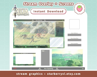 Complete Twitch Overlay Fully Animated - Animated Screens, Stream ...