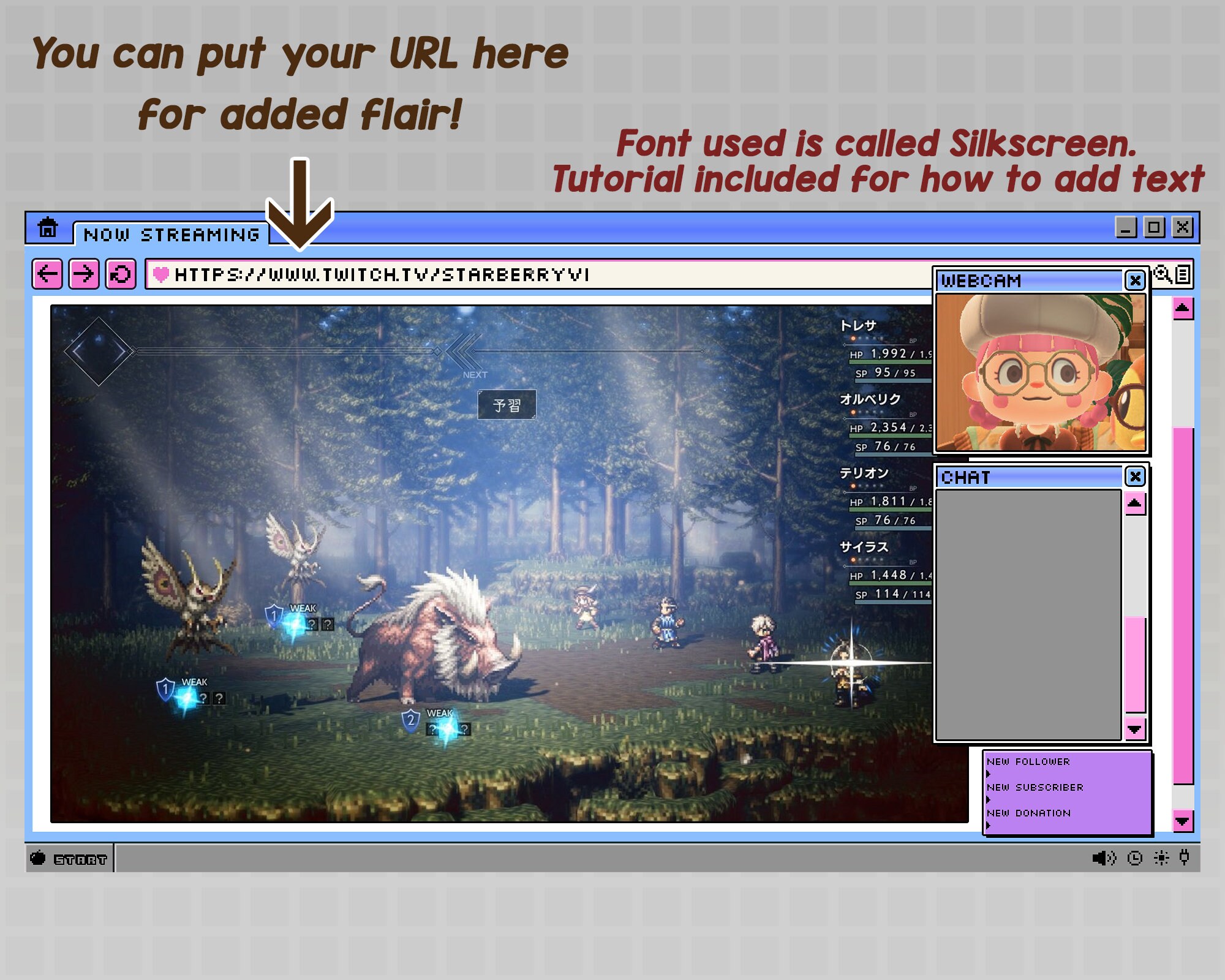Twitch Stream Overlay & Screens / 90s Windows Theme / Simple / - Etsy ...