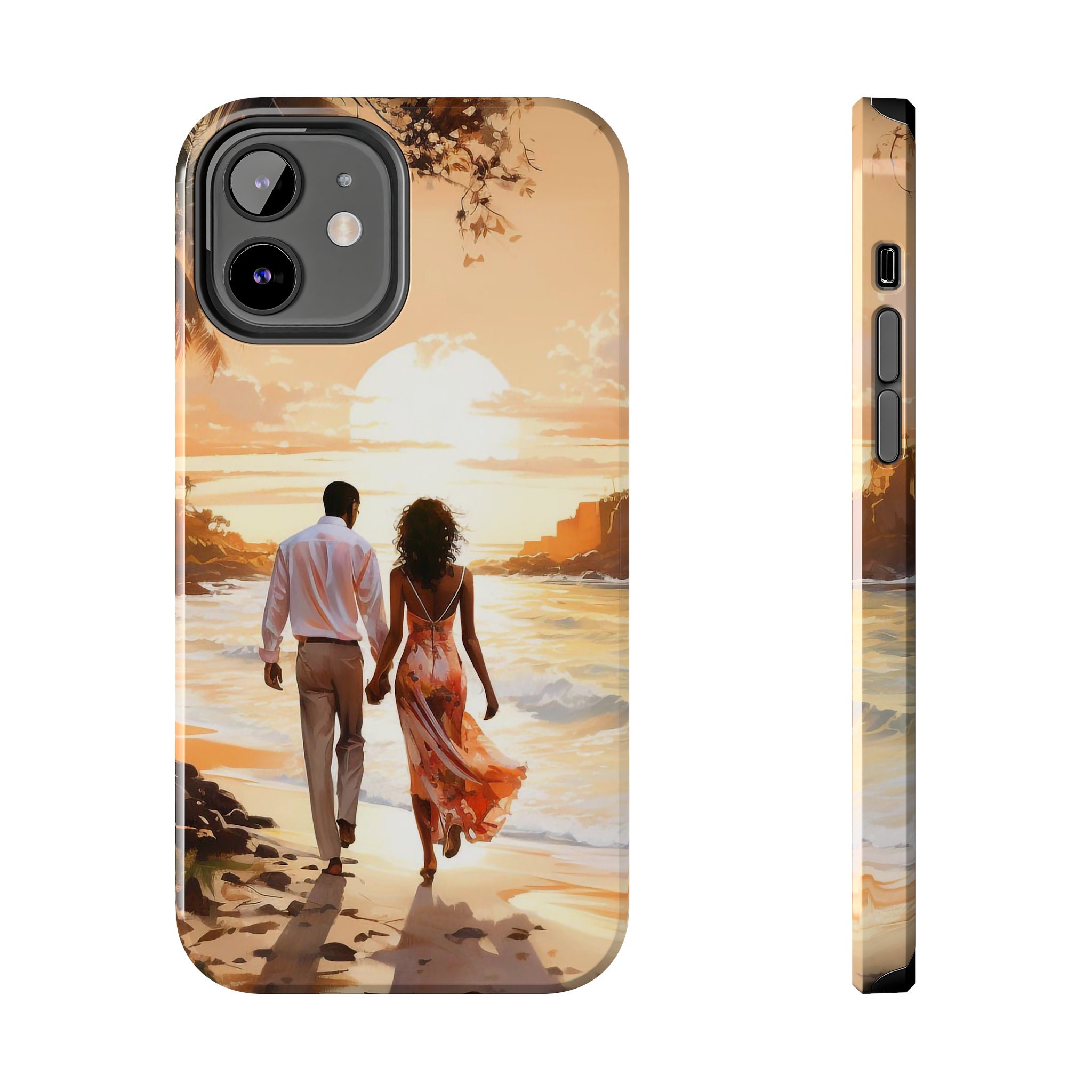 Couple Walking on the Beach iPhone Tough Cases - Etsy