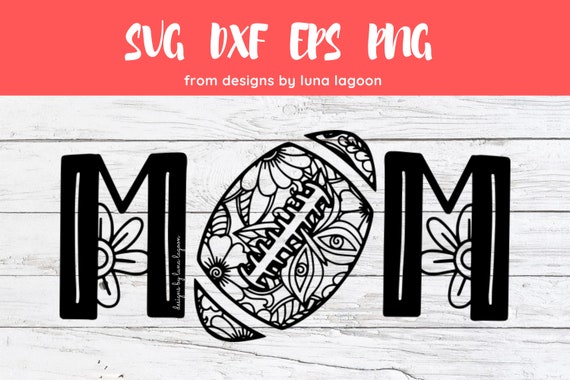 Football Mom Mandala svg Football Mandala svg Sports svg | Etsy