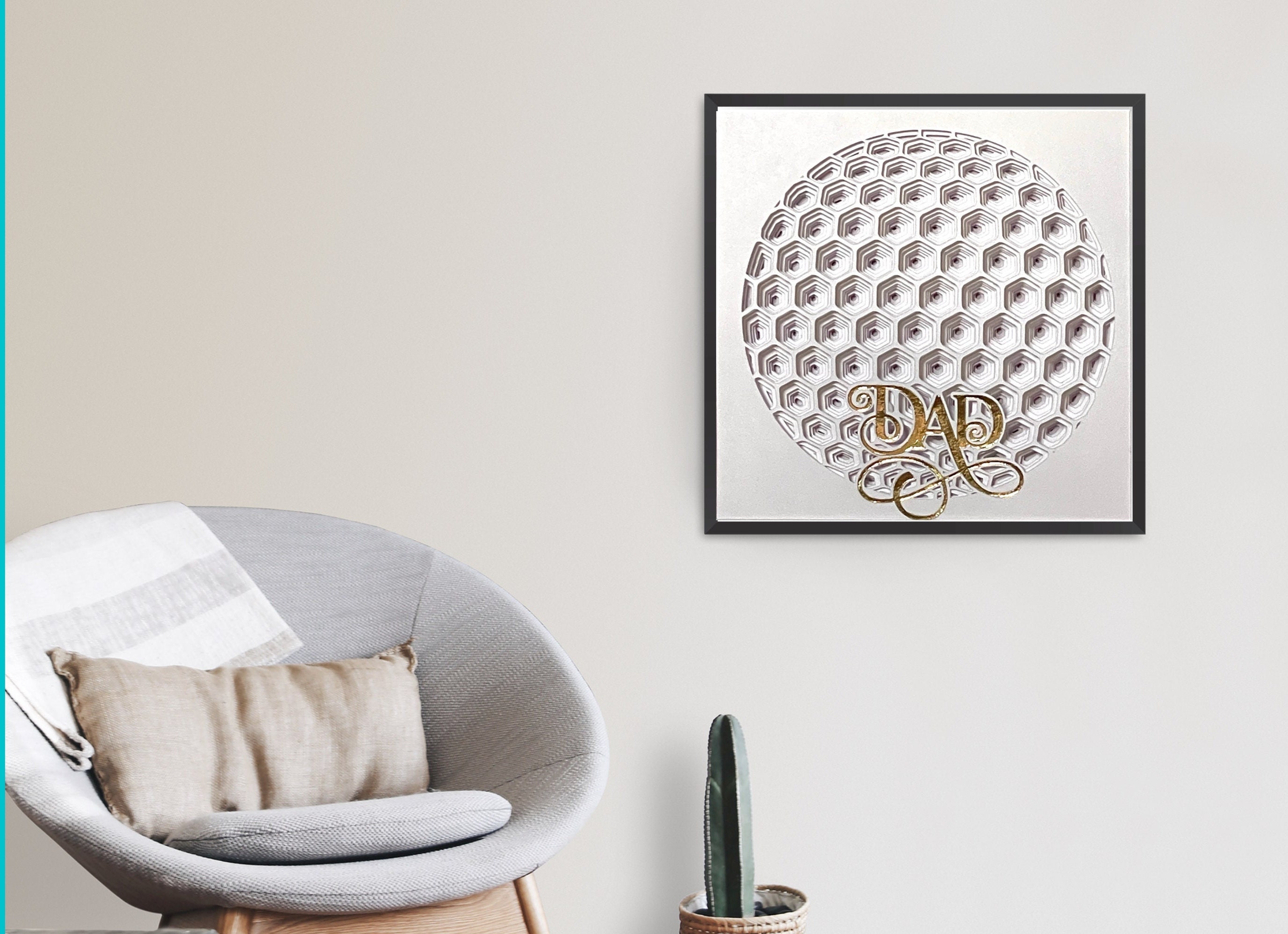 3D GOLF BALL BUNDLE Svg | Shadow Box | Card | Paper Craft | Layered ...