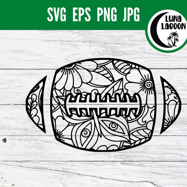 Football Zentangle - Etsy