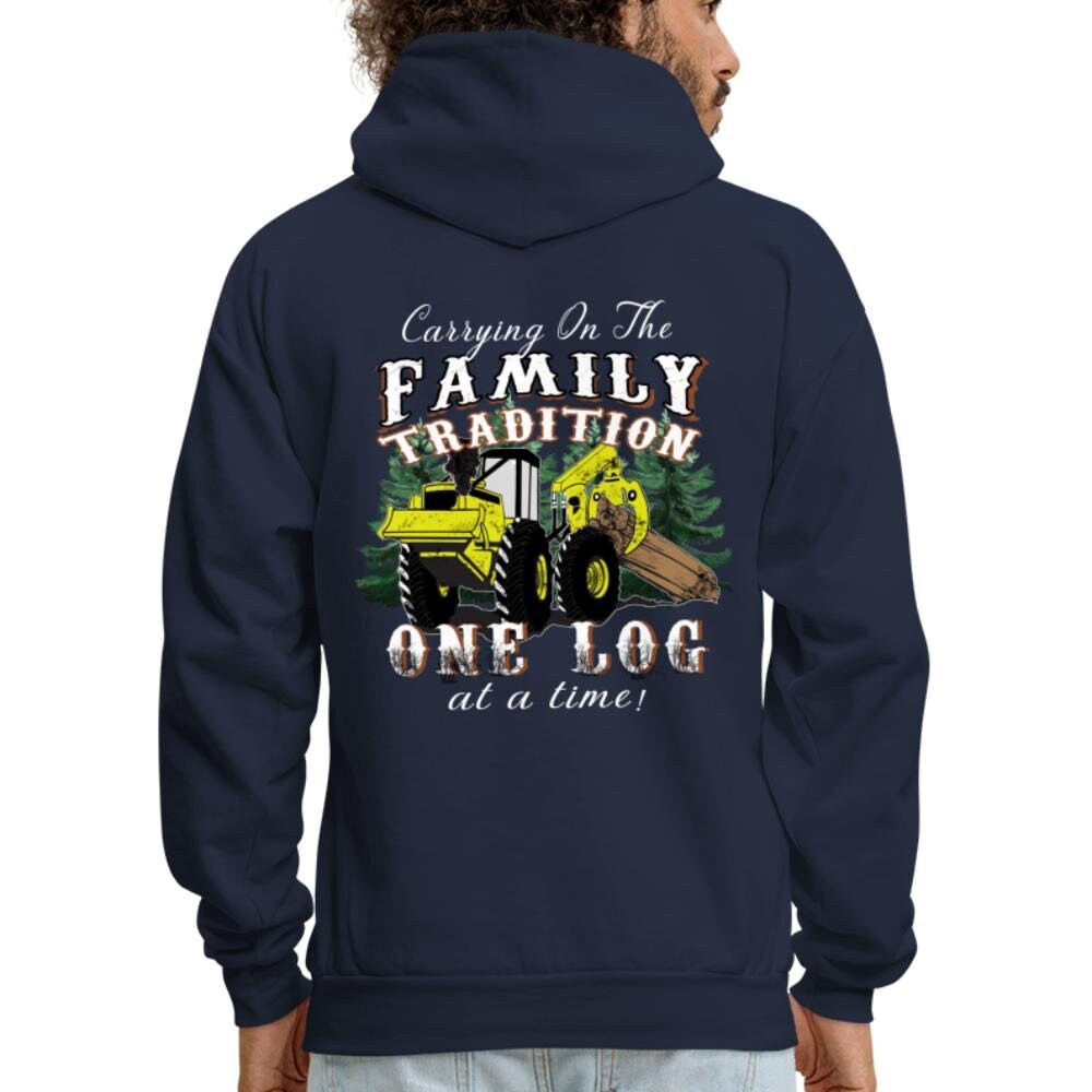 Front/back Design - Yellow Skidder - Carrying on the Family Tradition ...