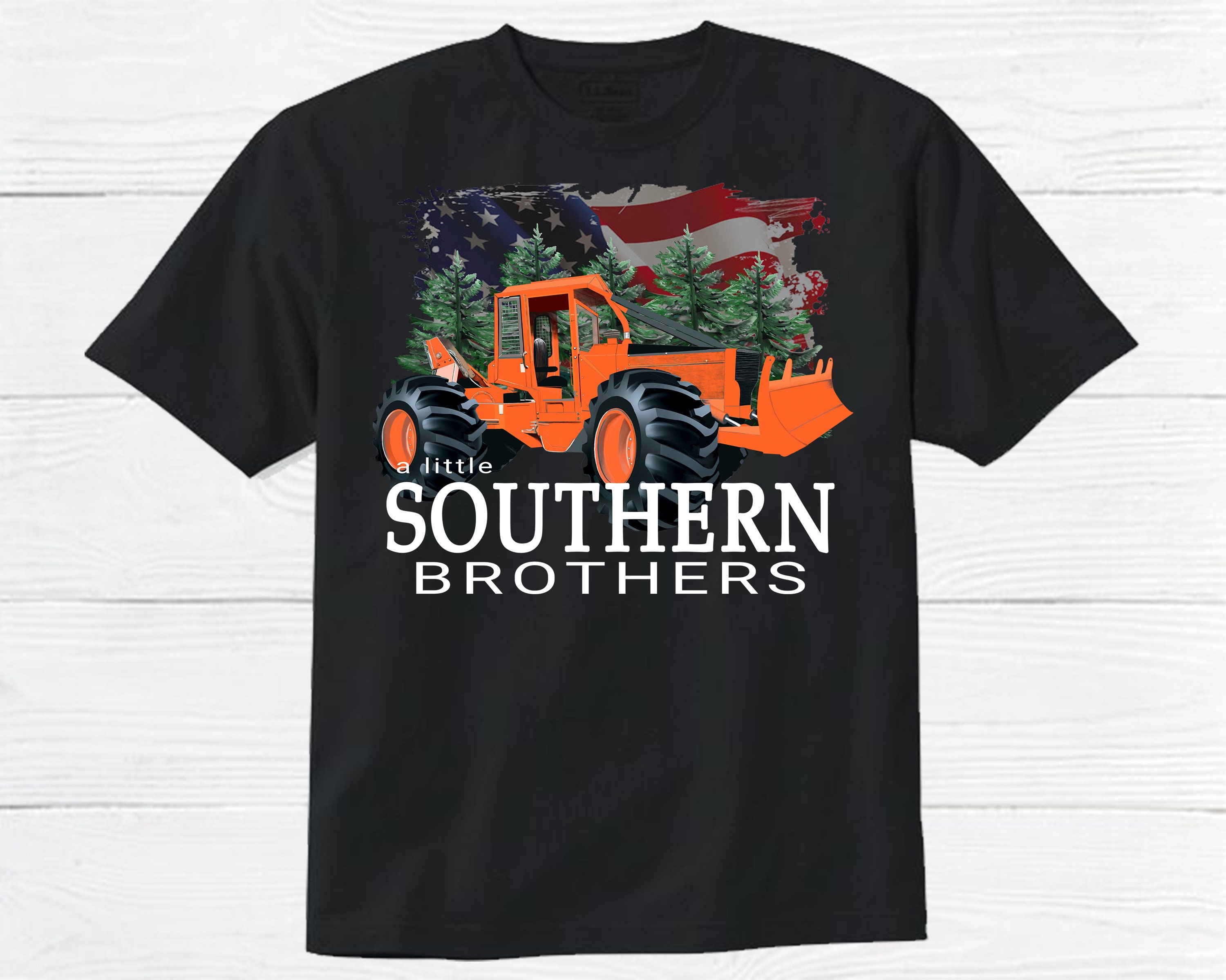 Orange Timberjack Prentice Cable Skidder PNG File, Sublimation File ...