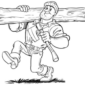 20 Logging Equipment Coloring Book Pages, Coloring Pages for Preschool ...