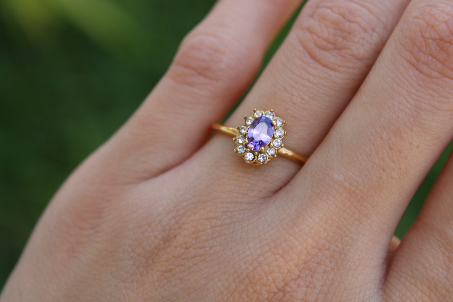 Dainty Adjustable Colorful Halo Rings Minimalist Waterproof - Etsy