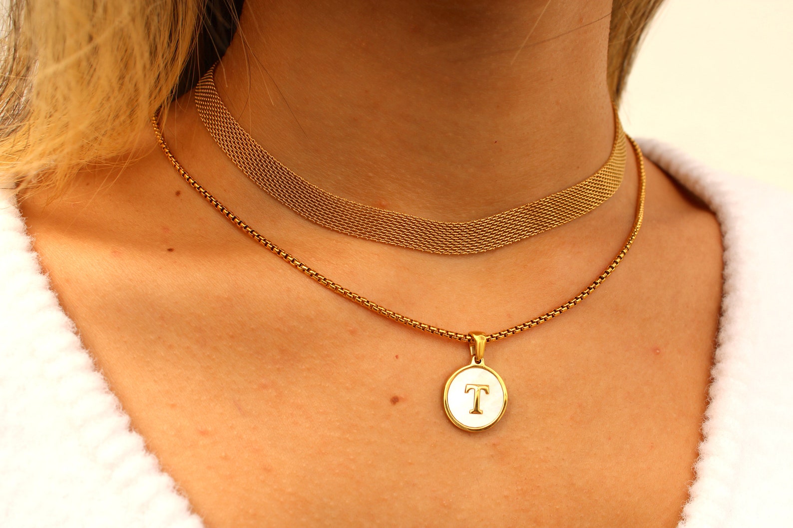 Dainty Gold Mesh Choker Vintage Retro Mesh Bracelet and Choker - Etsy