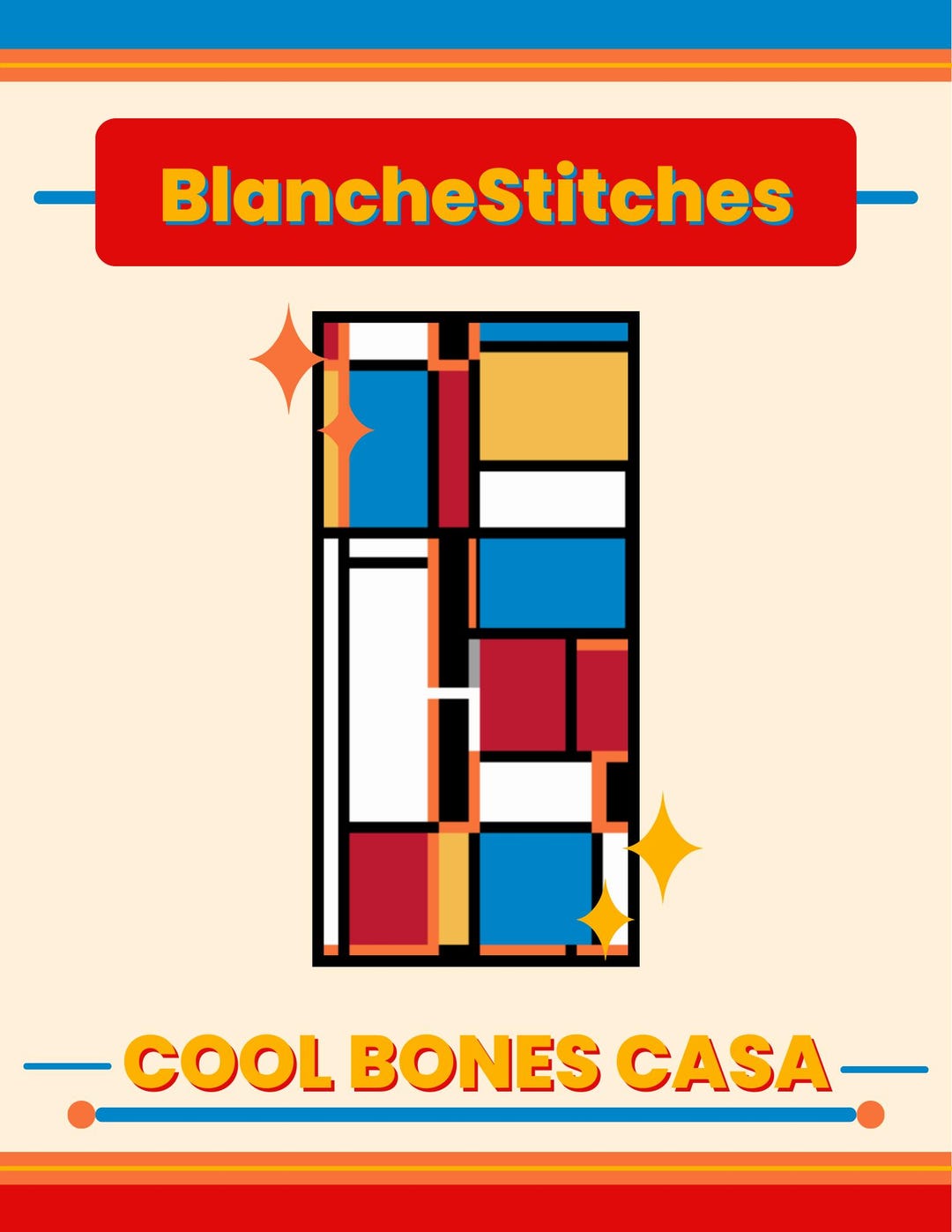 Cool Bones Casa Cross Stitch Pattern - Instant Download PDF - Etsy