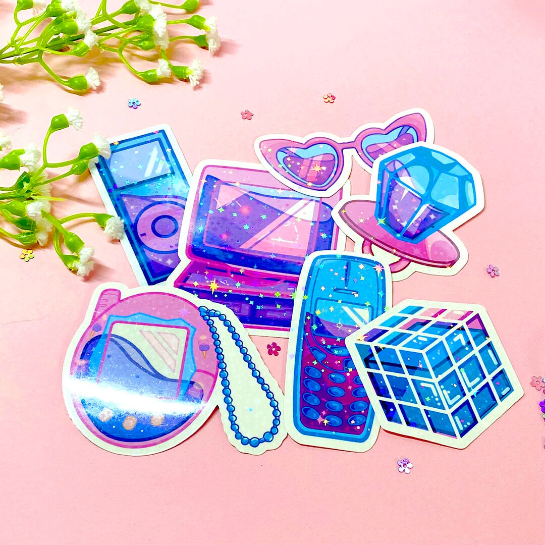 90s Baby Sticker Set, 90s Stickers, 90s Aesthetic Stickers, Aesthetic ...