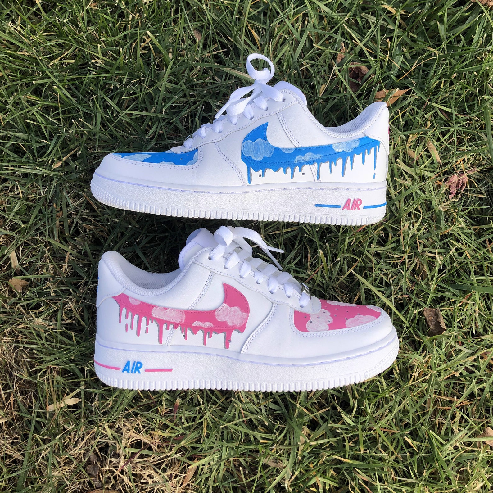 Air Force 1 AF1 Custom: Shadow Cloud Drip - Etsy