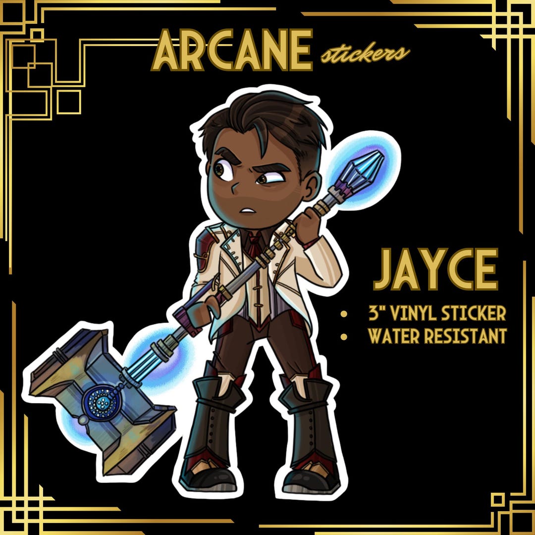 Arcane Sticker - Jayce - Etsy